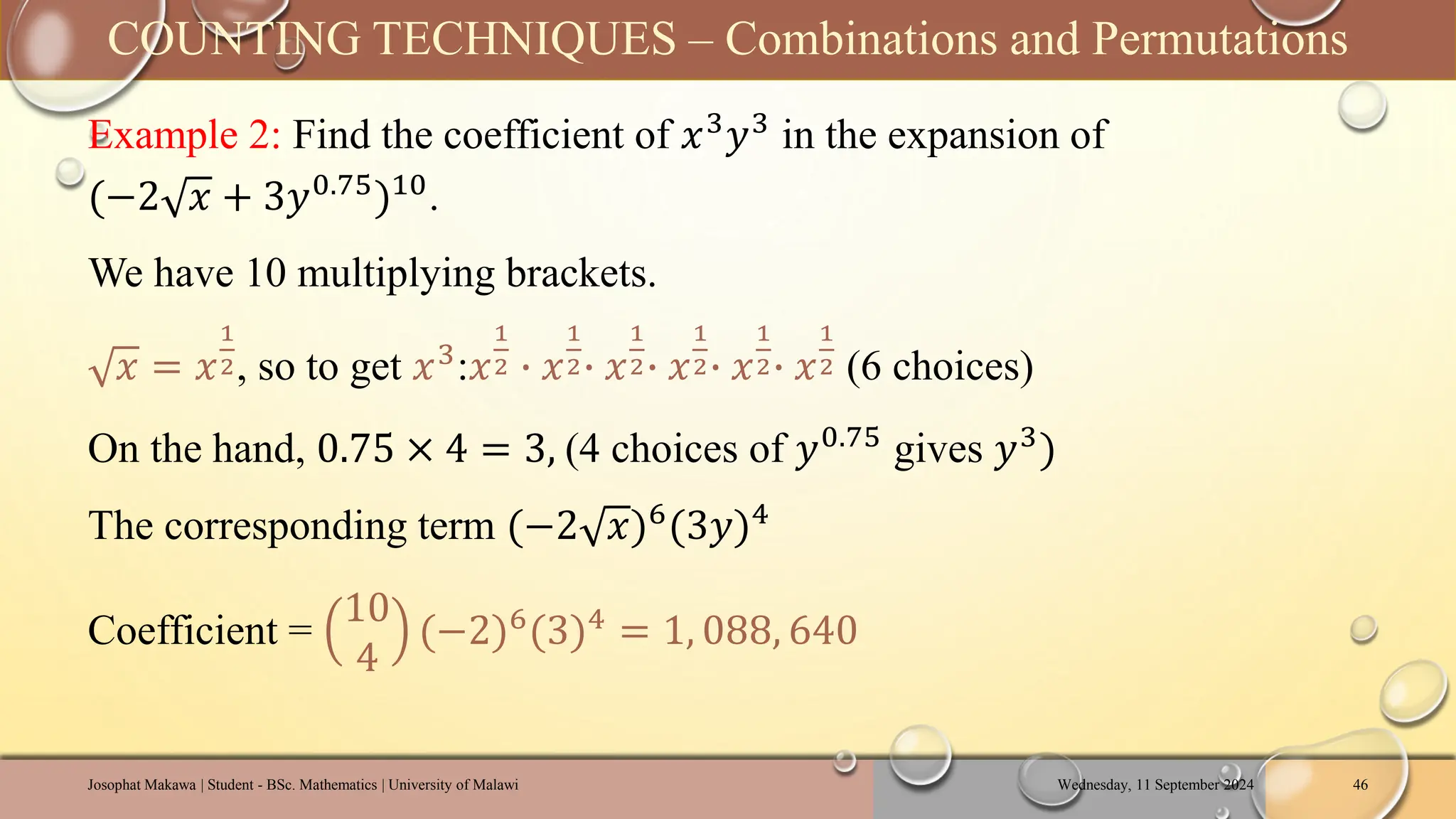MAT212 - Counting Techniques | Discrete Mathematics With Applications | PDF