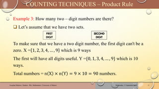 MAT212 - Counting Techniques | Discrete Mathematics With Applications | PDF