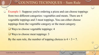 MAT212 - Counting Techniques | Discrete Mathematics With Applications | PDF