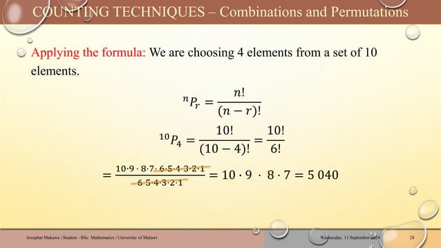 MAT212 - Counting Techniques | Discrete Mathematics With Applications | PDF