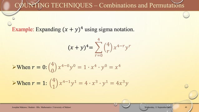 MAT212 - Counting Techniques | Discrete Mathematics With Applications | PDF