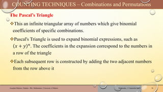 MAT212 - Counting Techniques | Discrete Mathematics With Applications | PDF