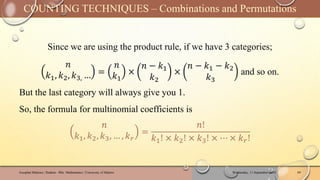 MAT212 - Counting Techniques | Discrete Mathematics With Applications | PDF