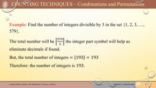 MAT212 - Counting Techniques | Discrete Mathematics With Applications | PDF