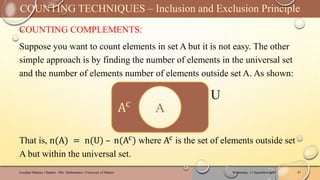 MAT212 - Counting Techniques | Discrete Mathematics With Applications | PDF