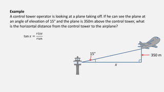 Mat2793 - Angle of Elevation | PPTX