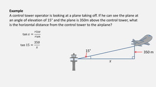 Mat2793 - Angle of Elevation | PPTX