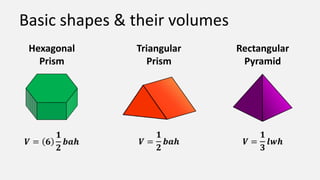Mat2793 - Volume of Composite Shapes | PPTX