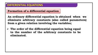 Maths differential equation ppt | PPT