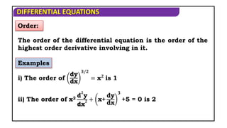Maths differential equation ppt | PPT