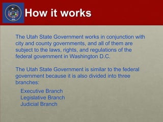 Utah Government PowerPoint | PPT