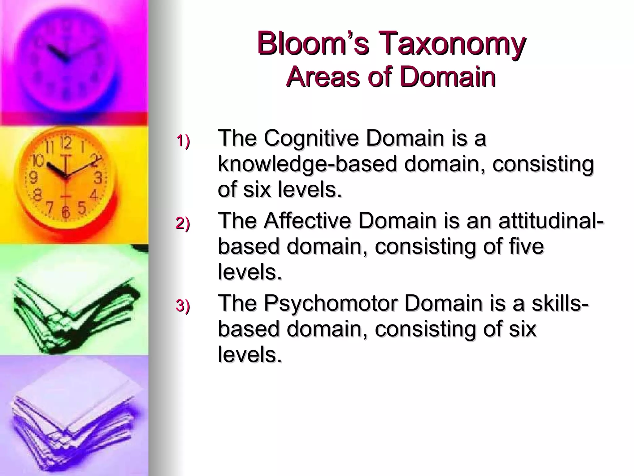 Mat 604 - bloom’s taxonomy power point presentation | PPT
