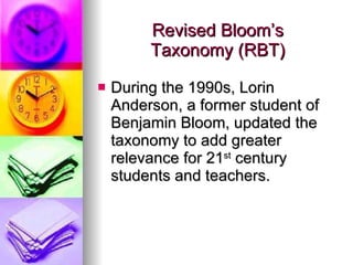 Mat 604 - bloom’s taxonomy power point presentation | PPT