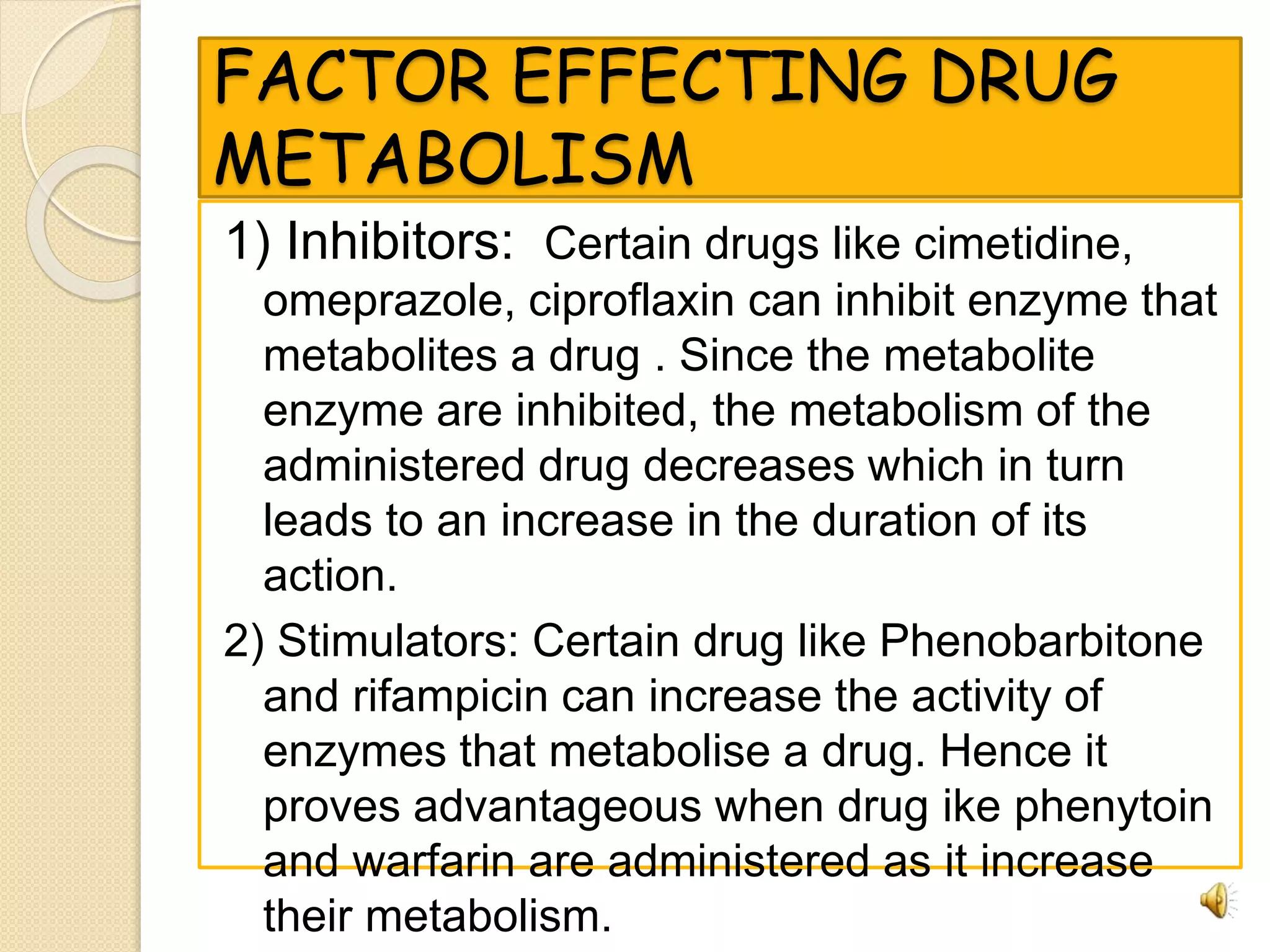 Matabolism of drugs in Humans | PPSX