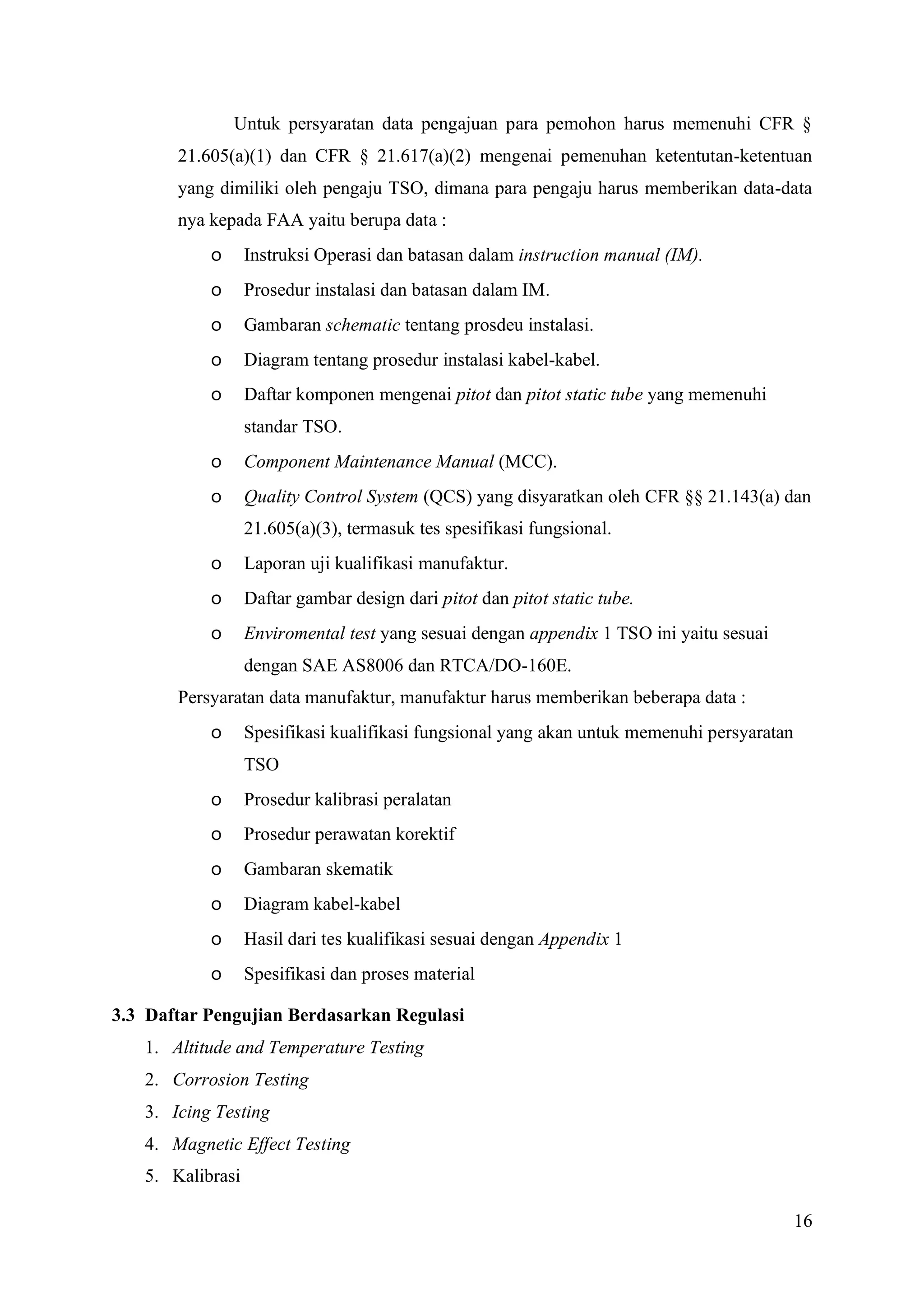 Laporan Tugas Besar AE3140 Sertifikasi Kelaikudaraan: Studi Sertifikasi ...