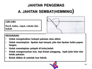 Mata jahitan asas | PPTX