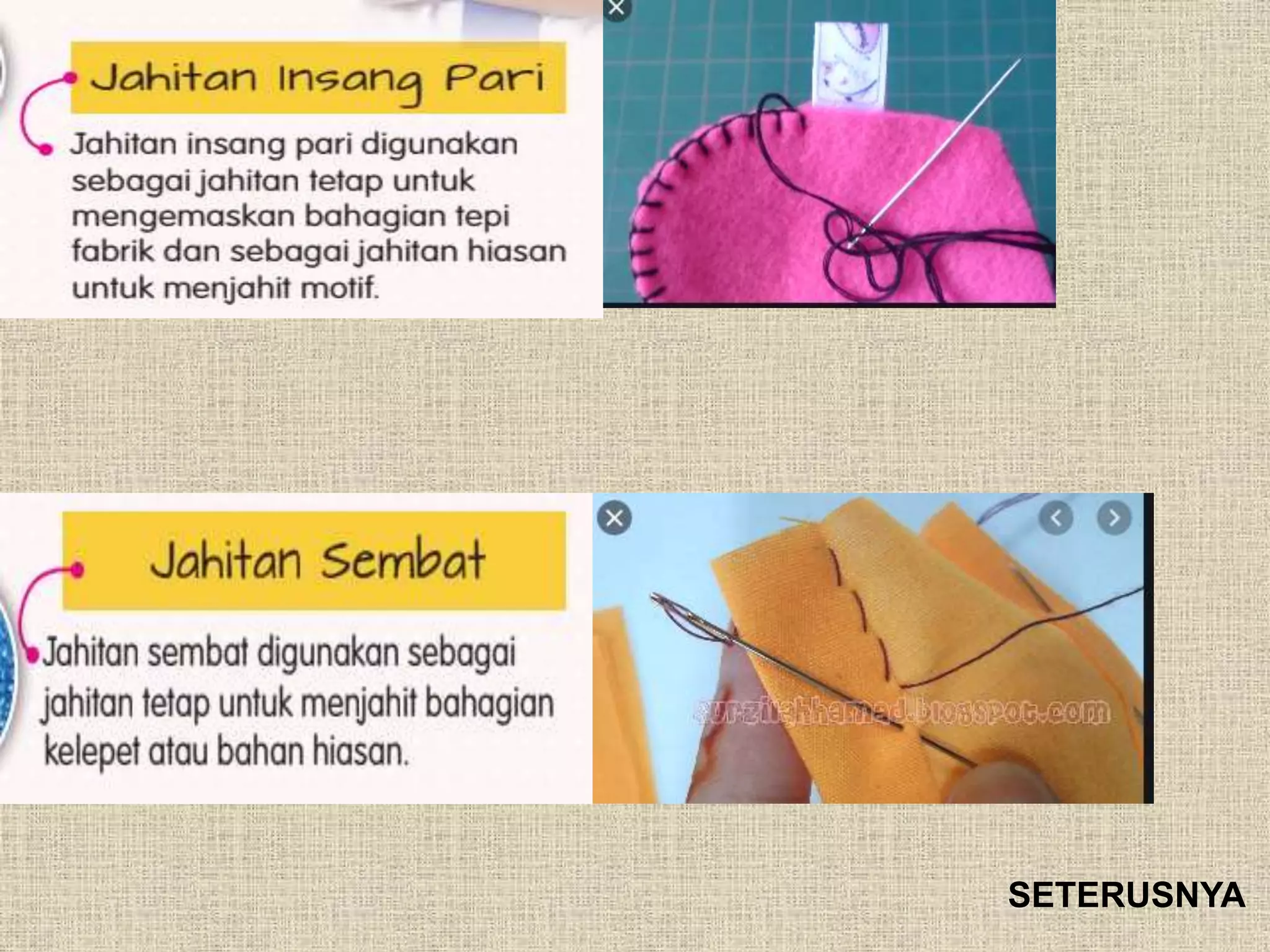 Mata jahitan RBT tahun 5 | PPT