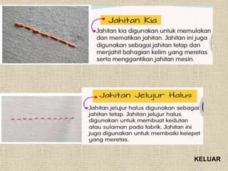 Mata jahitan RBT tahun 5 | PPT