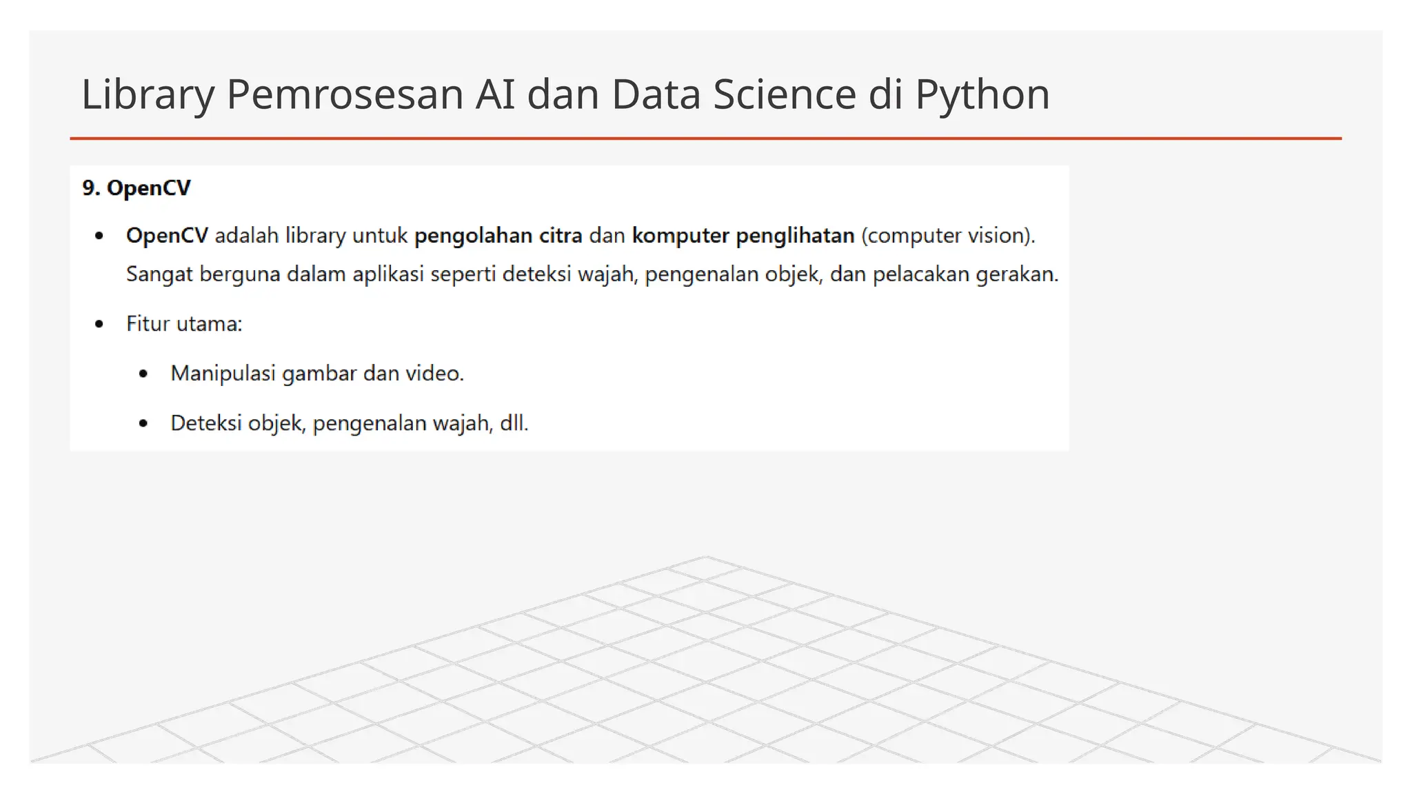 Mata Kuliah AI_Pengenalan Library Python.pptx
