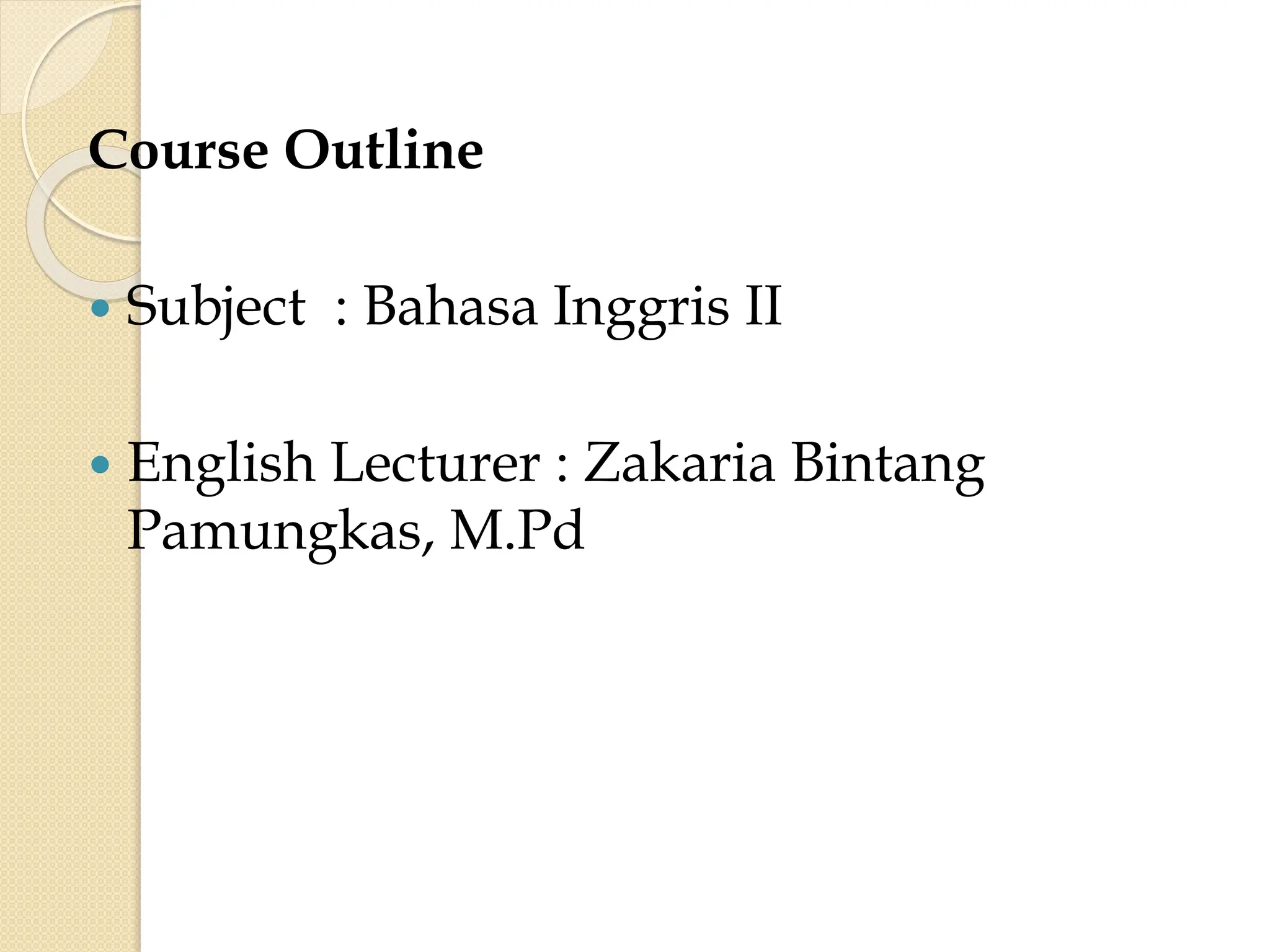 Mata Kuliah Bahasa Inggris Ppt Copy Pptx