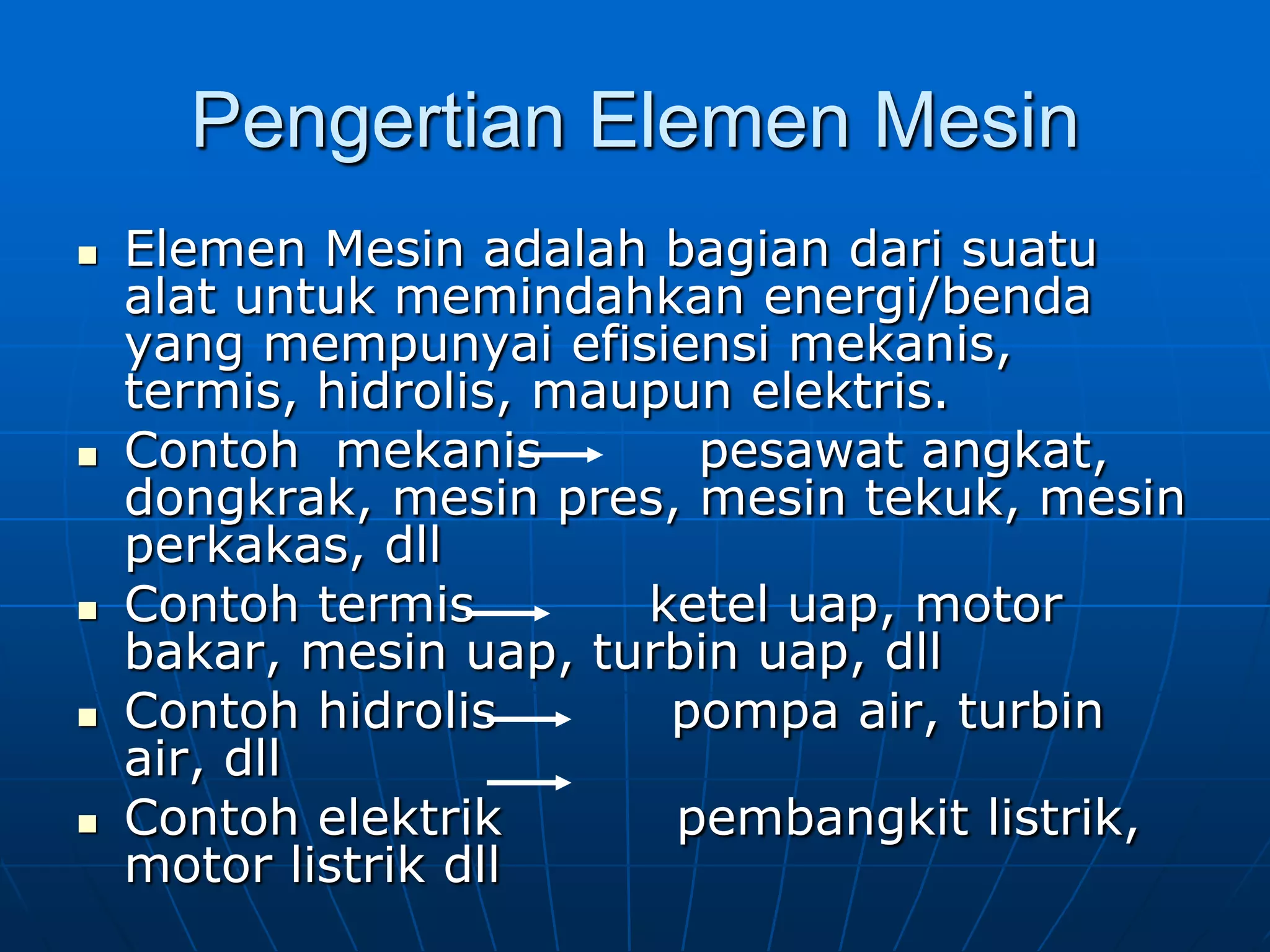 Mata kuliah elemen mesin | PDF
