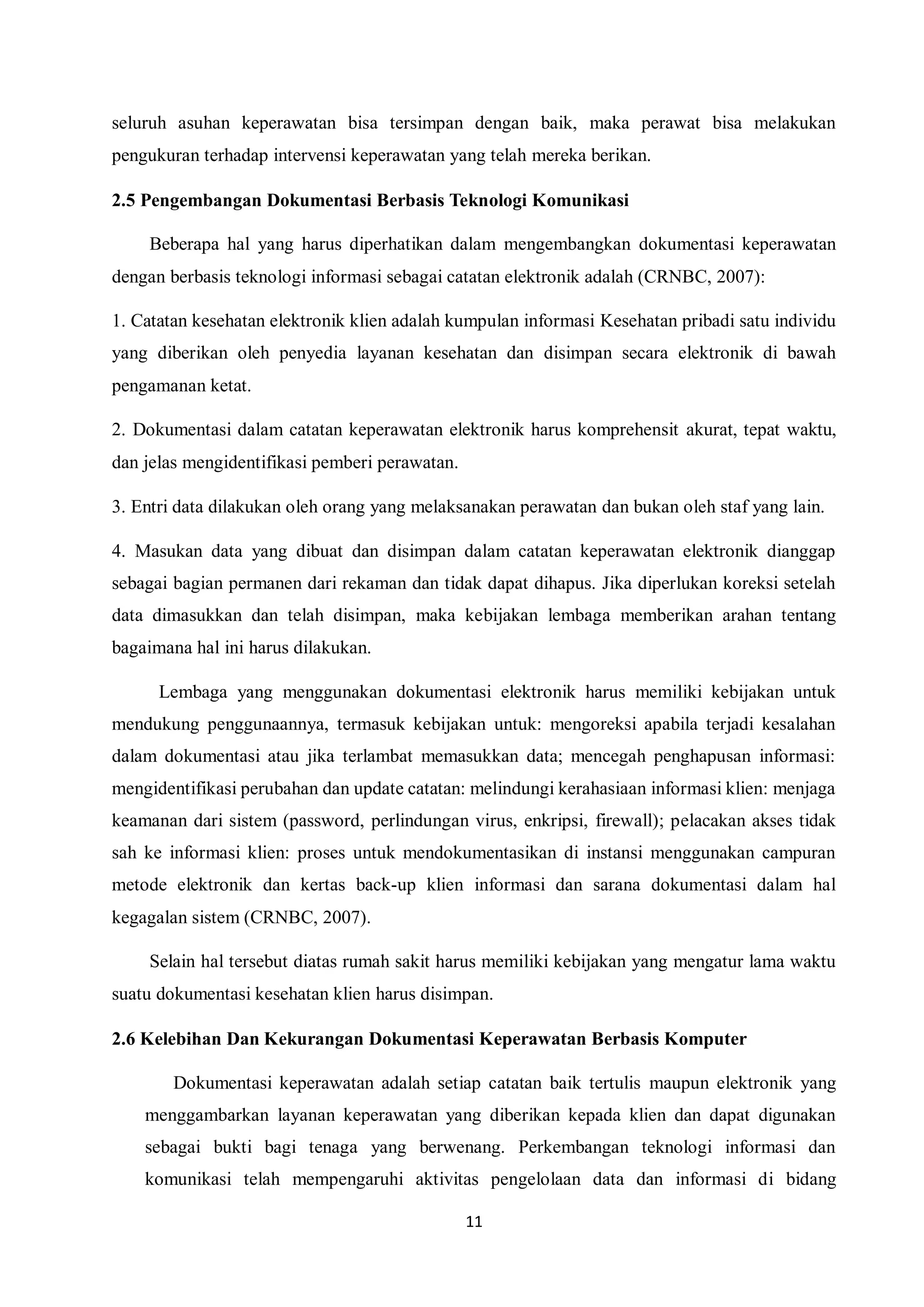 MATA KULIAH PROSES DOKUMENTASI KEPERAWATAN revisi 2.pdf