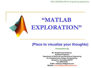 MATLAB/SIMULINK for Engineering Applications day 2:Introduction to ...