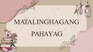 matalinghaga at eupemistikong pahayag.pptx