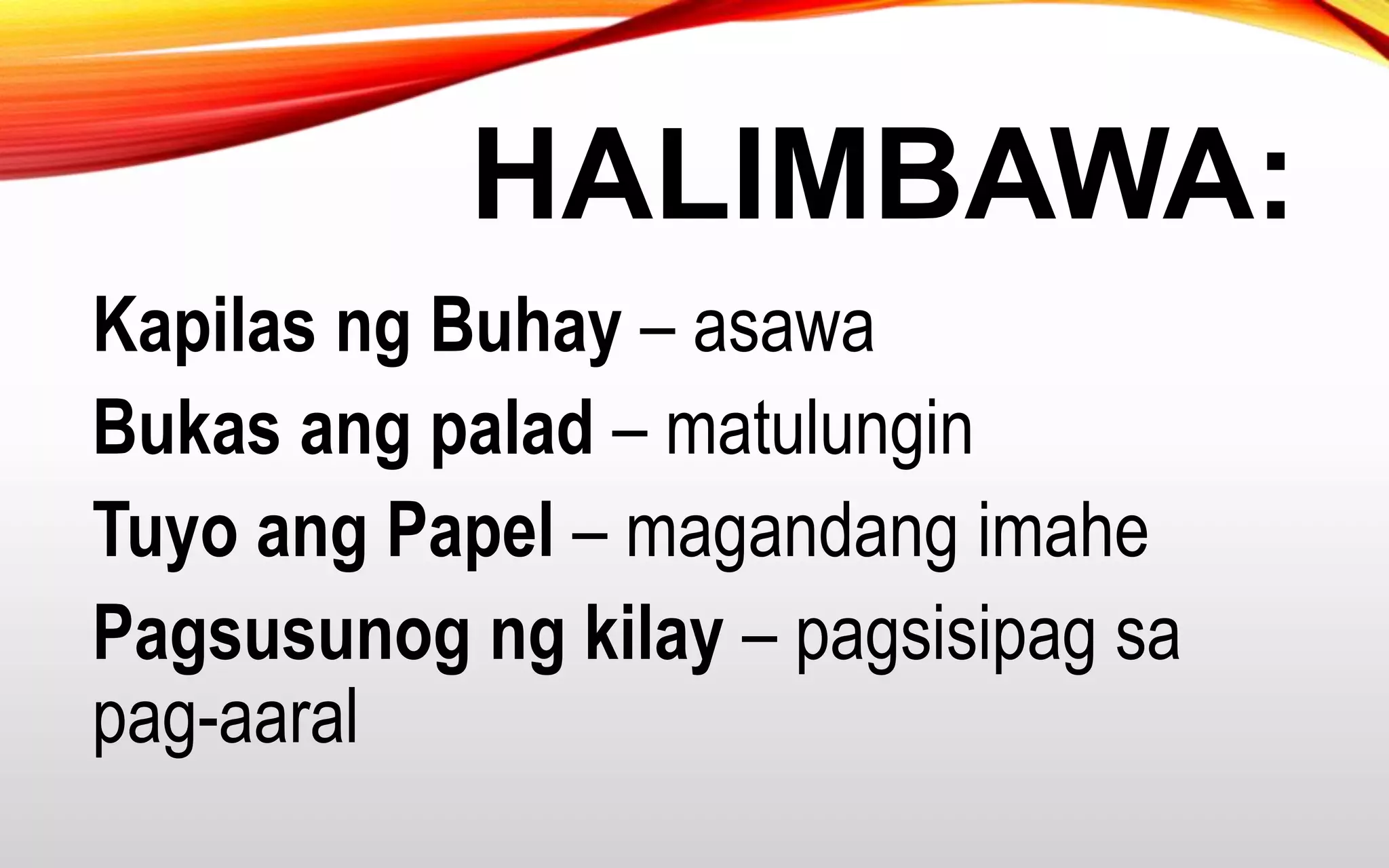 Filipino 8 Matalinghagang Pahayag | PPTX
