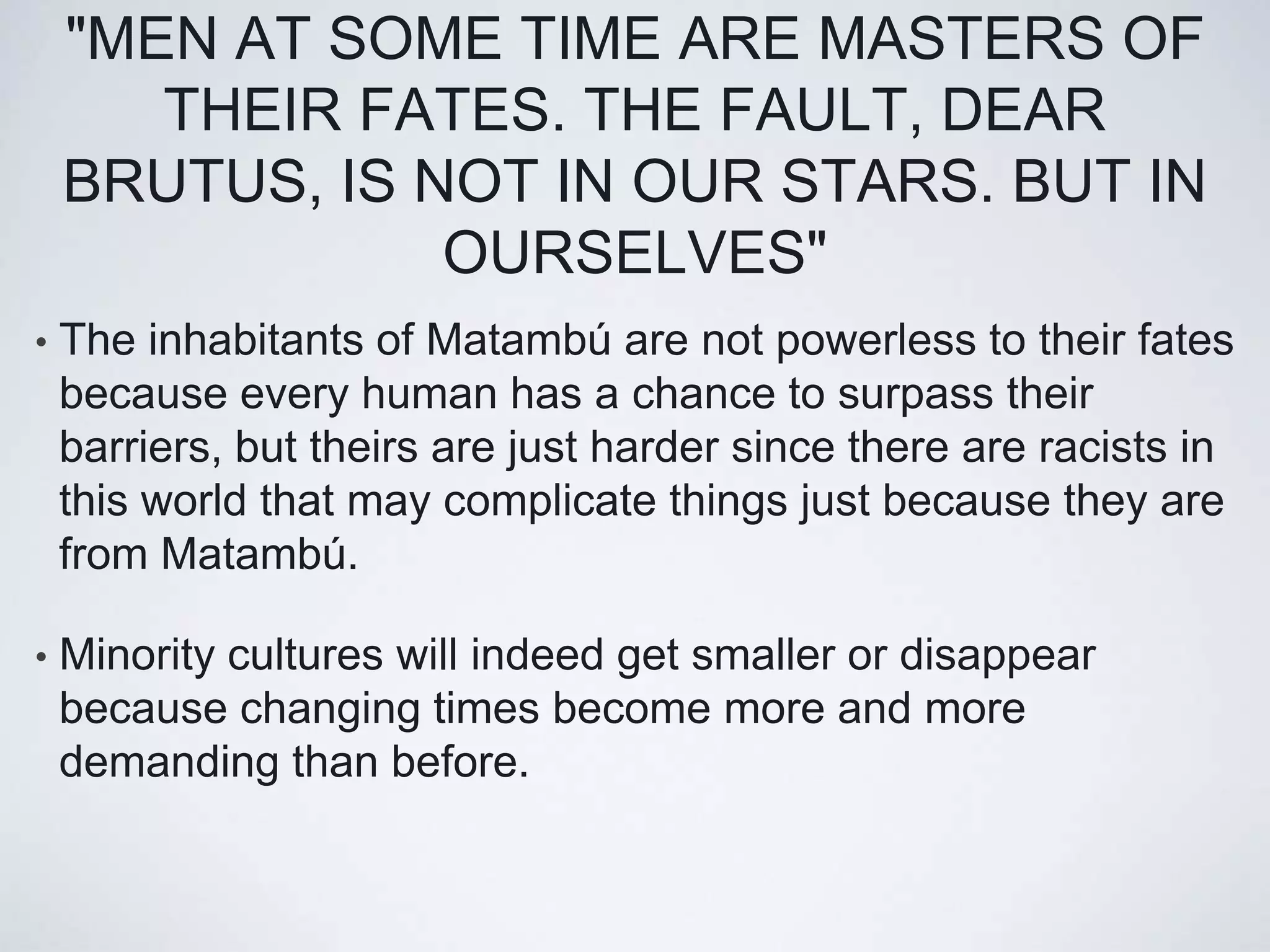 Matambu presentation | PPT