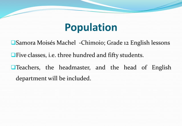 Universidade Pegagogica: Matandaudje and Mize. Sigeup | PPTX | Education