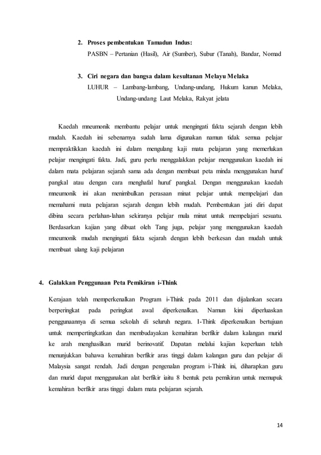 MATAPELAJARAN SEJARAH DAN PEMUPUKAN JATI DIRI PELAJAR | DOCX