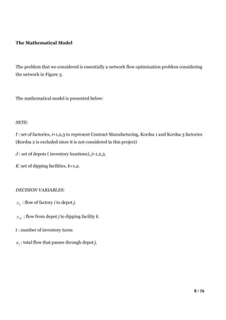 Spreadsheet Optimization of Flow for WIP Goods at a Yarn and Tire Cord Manufacturer: A Case ...