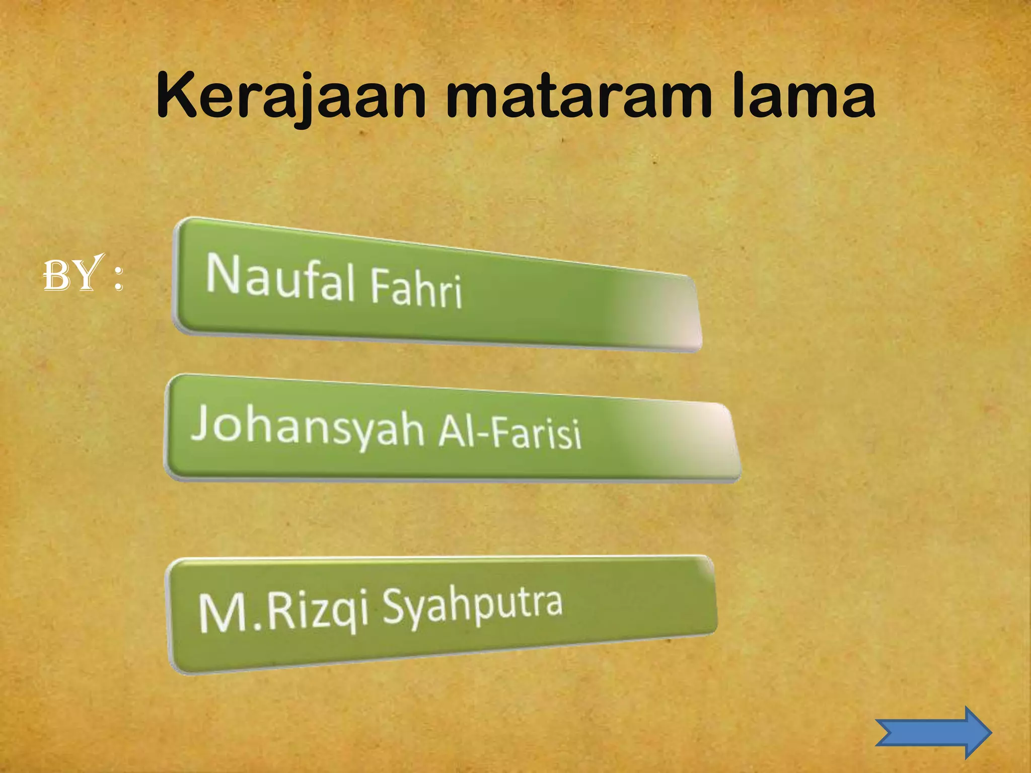 Mataram lama | PPTX
