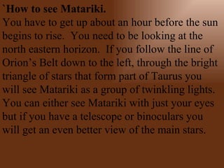 Matariki (1) | PPT