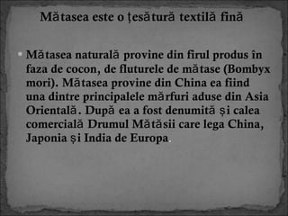 Matasea naturala | PPT