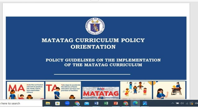 MATATAG-CLASS-PROGRAM-based-on-Policy-FINAL.pptx | Education