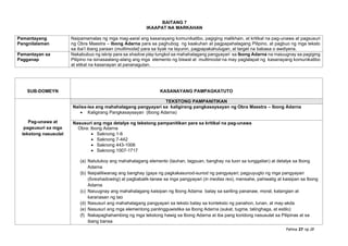 MATATAG-FILIPINO-CG-Grade 4 and grade 7 2024-2025 | PDF
