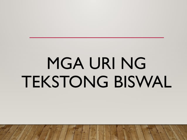MATATAG -WEEK 5 Quarter 1 Tekstong Biswal | PPTX