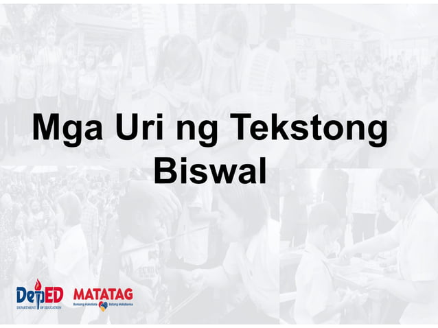MATATAG -WEEK 5 Quarter 1 Tekstong Biswal | PPTX