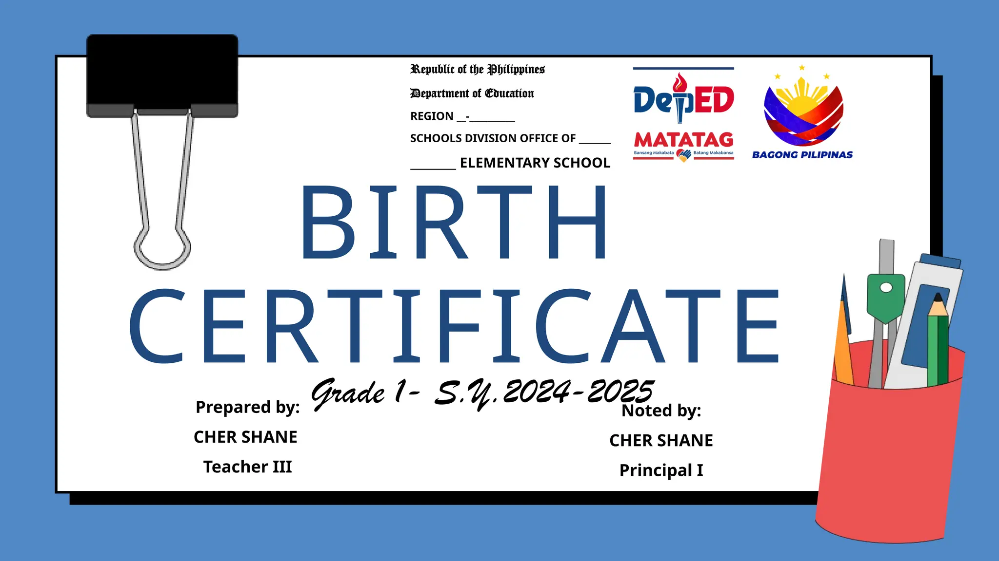 MATATAG COVER PAGE for cover pages and tabbings | PPTX