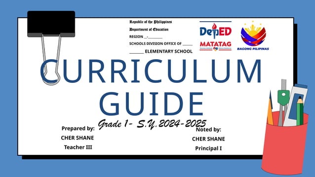 MATATAG COVER PAGE for cover pages and tabbings | PPTX | Primary ...