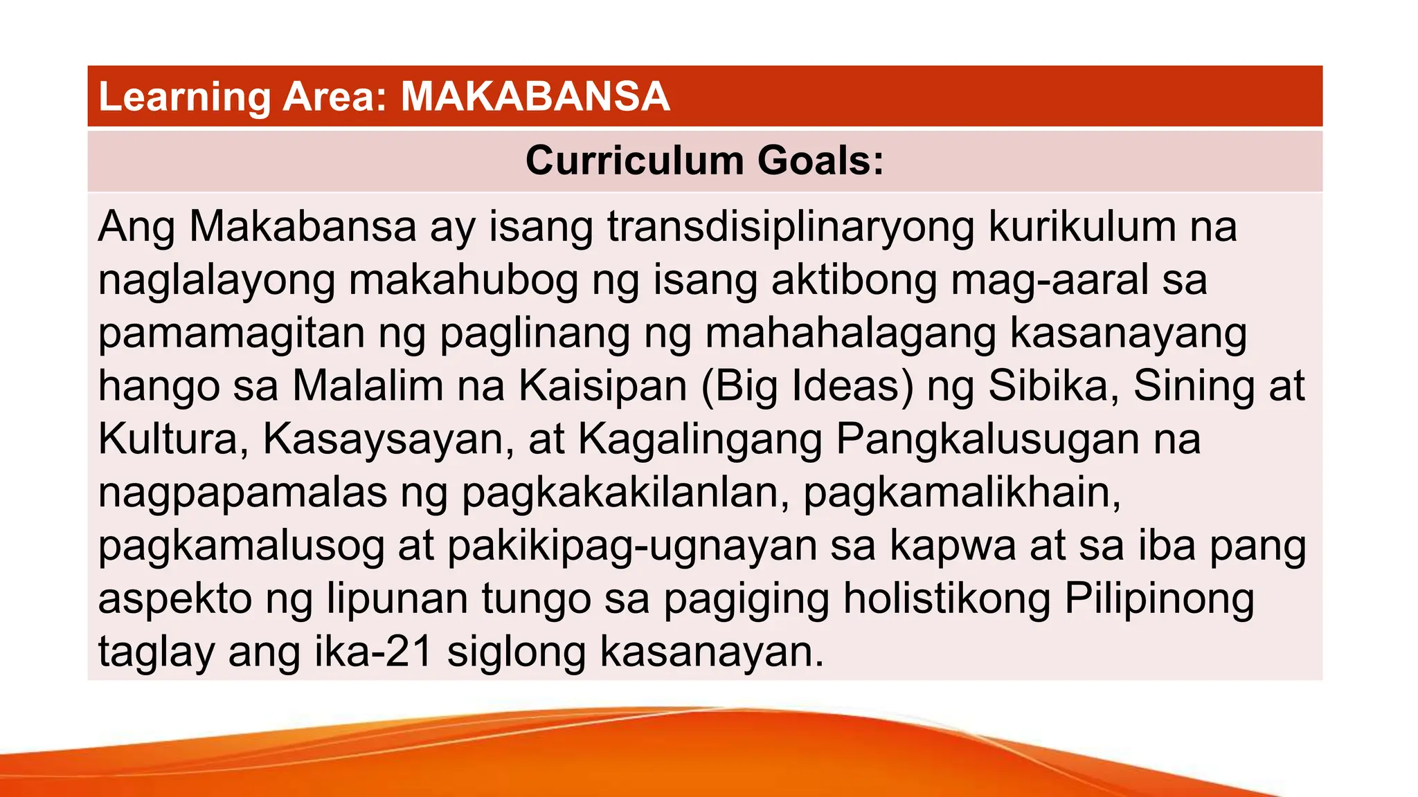 MATATAG CURRICULUM.pptx | Education industry | Industries