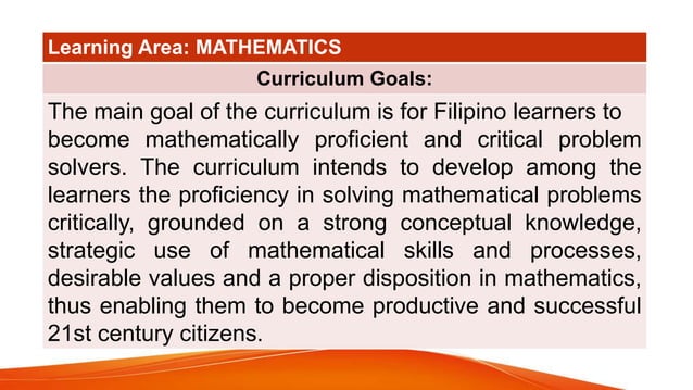 MATATAG CURRICULUM.pptx | Education industry | Industries