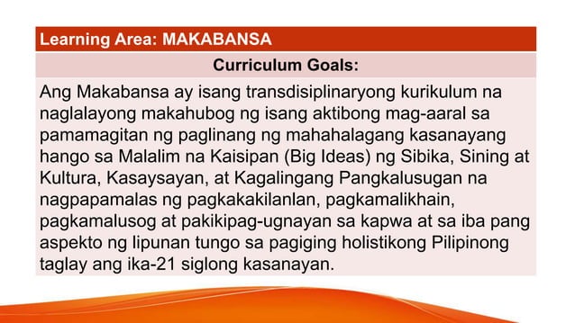 MATATAG CURRICULUM.pptx | Education industry | Industries
