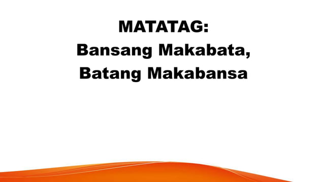 MATATAG CURRICULUM.pptx | Education industry | Industries