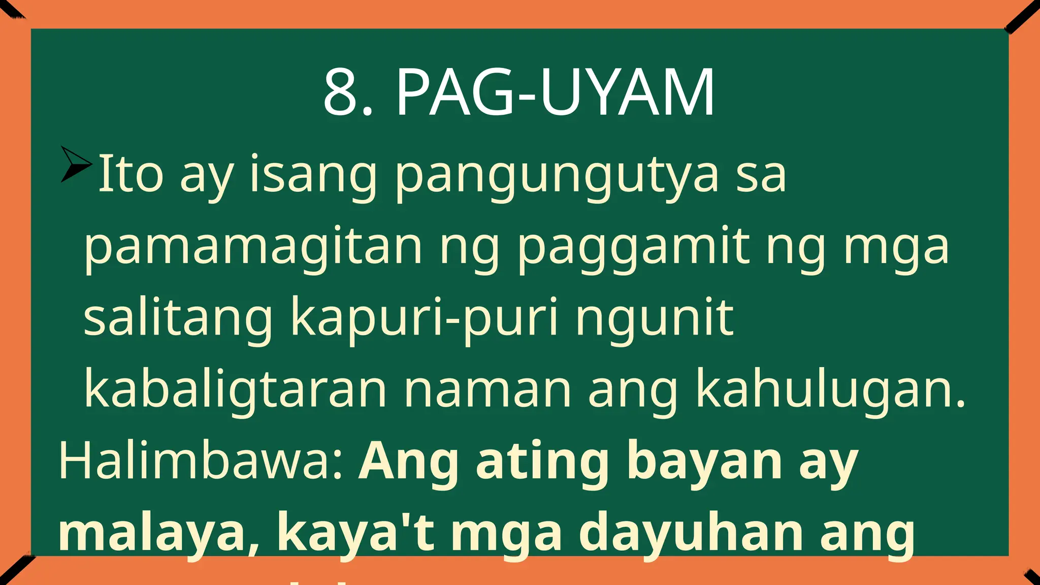 Ang Mga Matatalinhagang Pananalita (Filipino) | PPTX