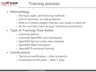 OpenERP - Offshore with OpenERP | PPT