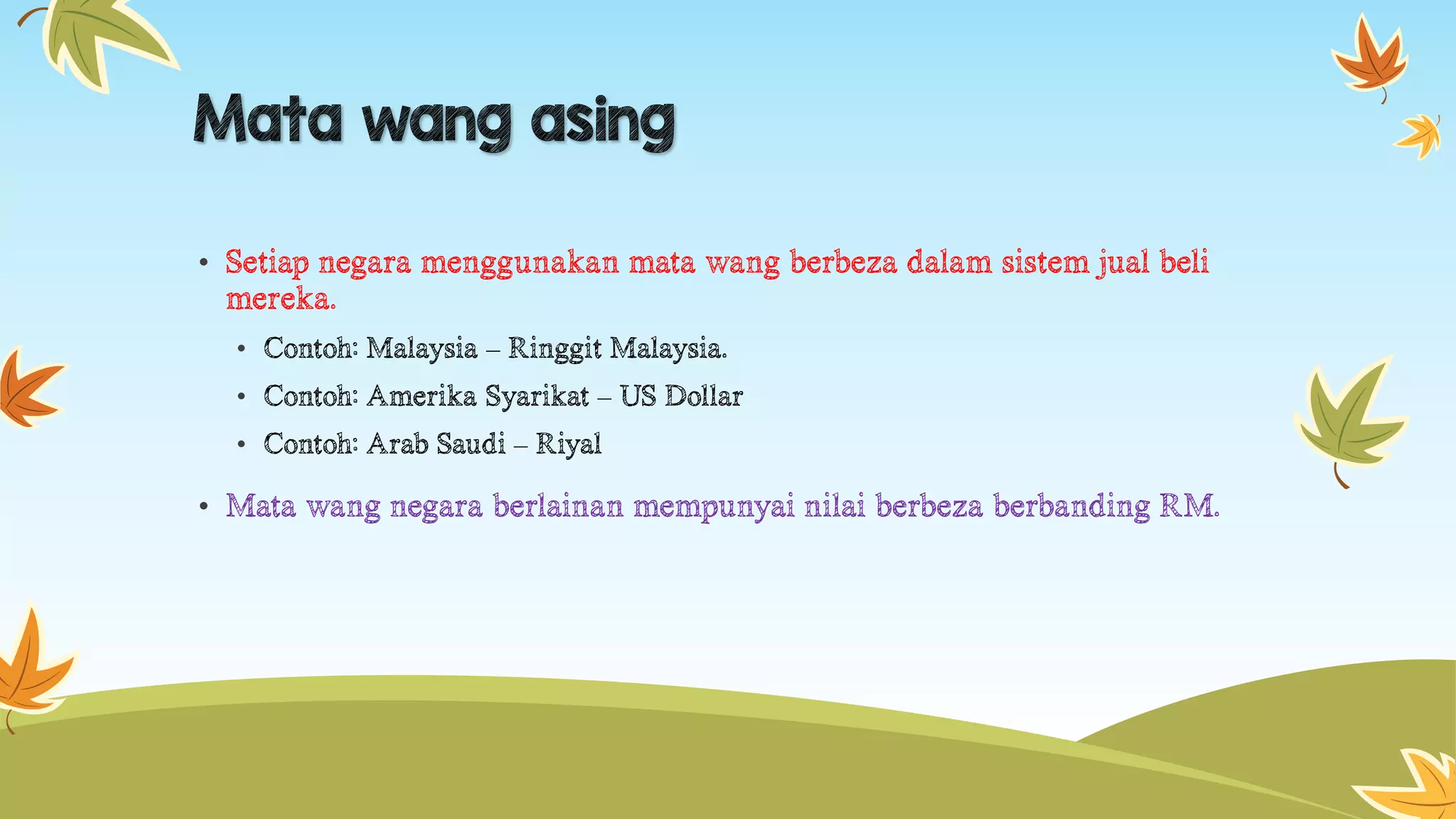 Mata wang asean | PPSX