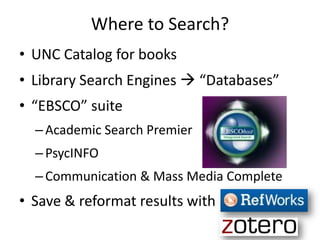 MATC New Student Library Presentation | PPTX